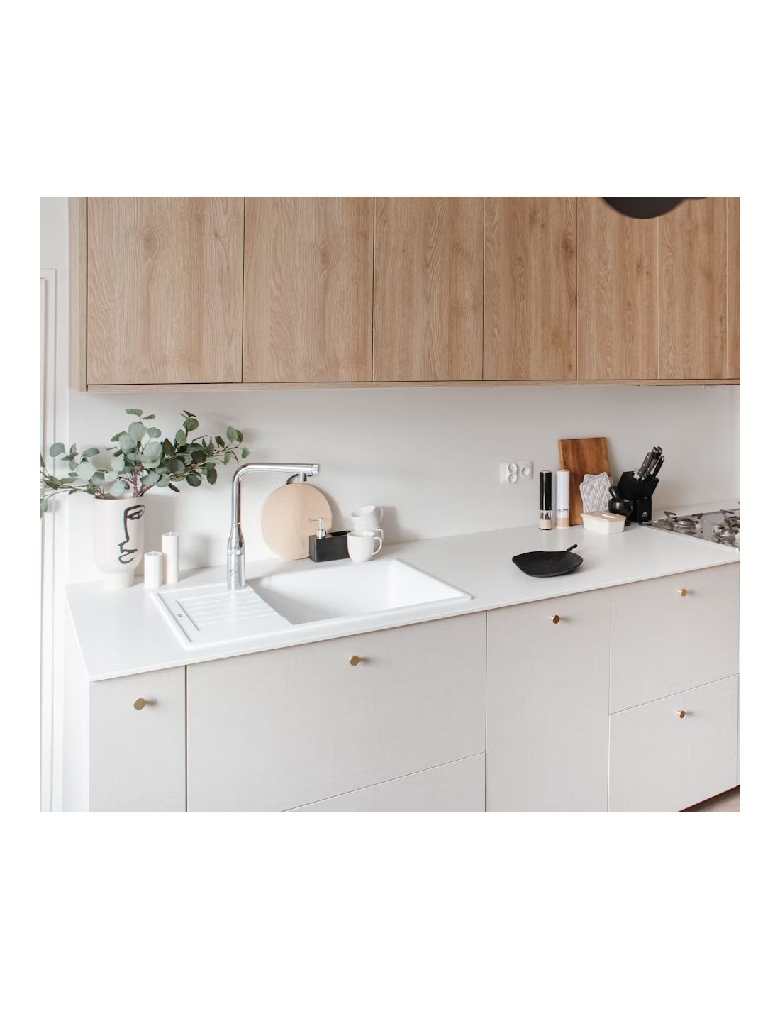 Quartz BLANCO MAPLE14, épaisseur 1.2 cm SILESTONE